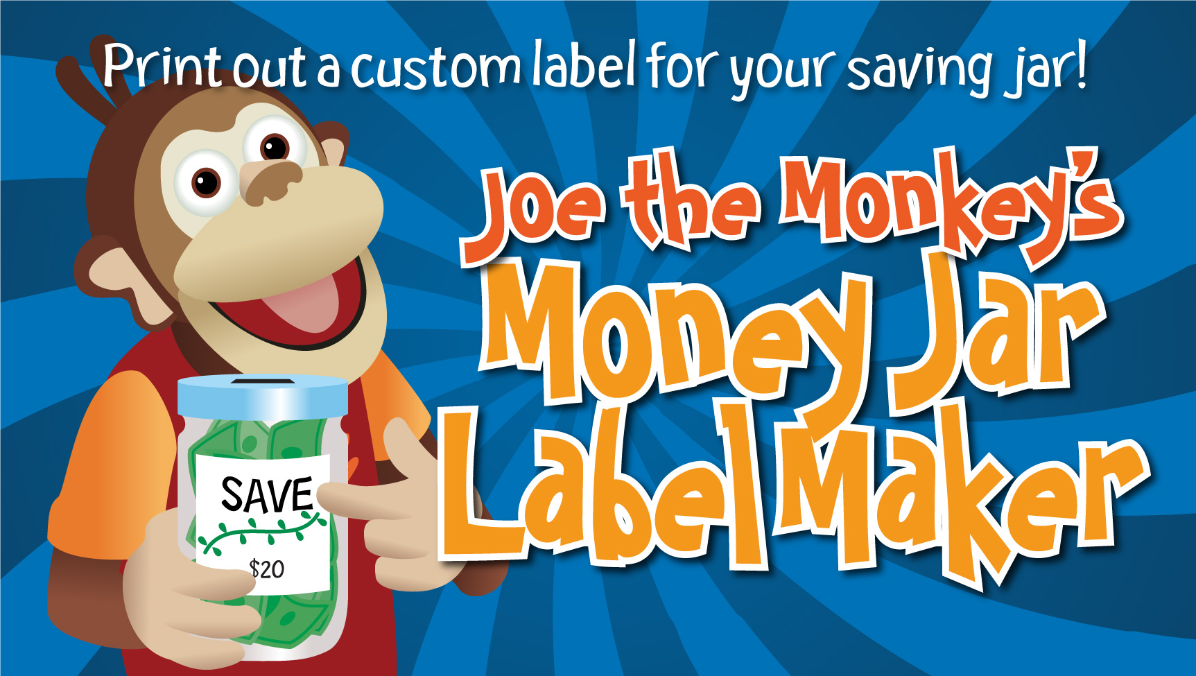 Joe's Money Jar Label Maker featured game banner